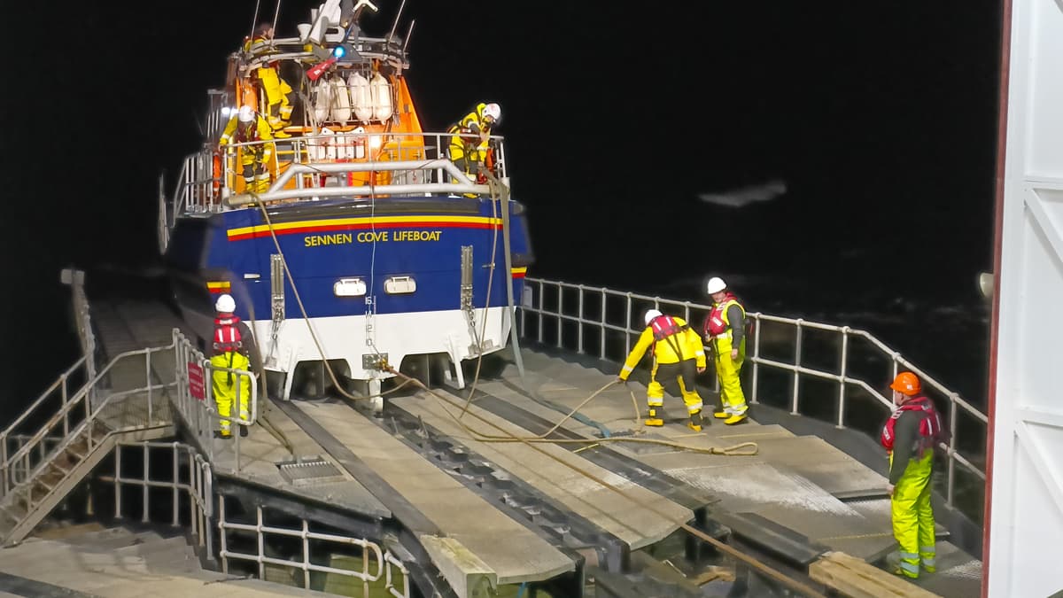 Lifeboat rescues four from sinking trawler | voicenewspapers.co.uk