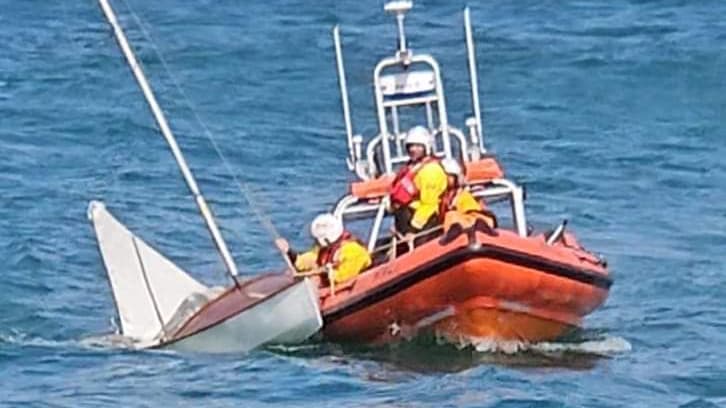 Lifeboat launched after dinghy capsized | voicenewspapers.co.uk