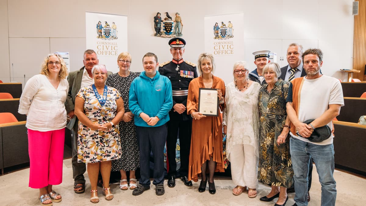 Newquay charity presented with the highest voluntary award ...