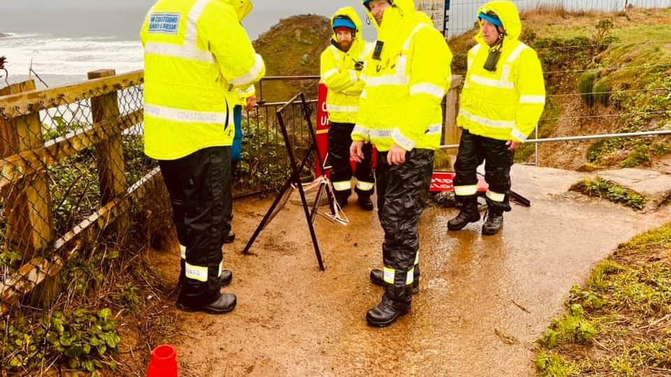 Emergency services scrambled after wing surfer got into difficulty in ...