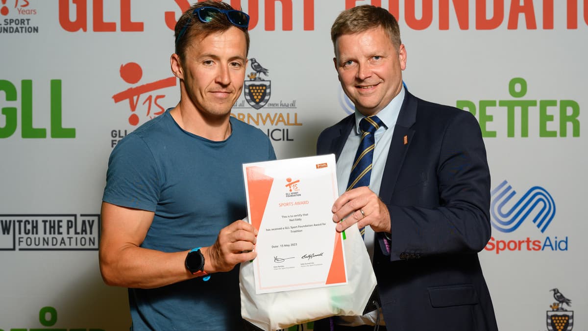 Triathlon star receives GLL sport award | voicenewspapers.co.uk