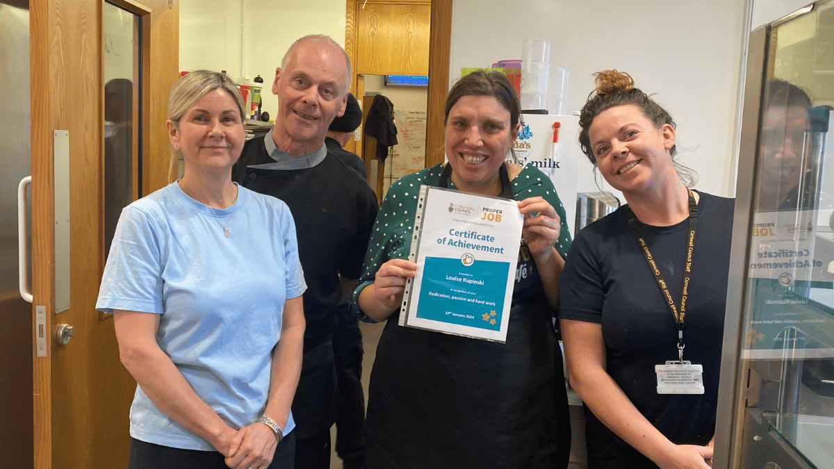 Cafe work placement proves a big success | voicenewspapers.co.uk