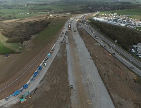 New footage captures progress on major A30 upgrade in Cornwall ...