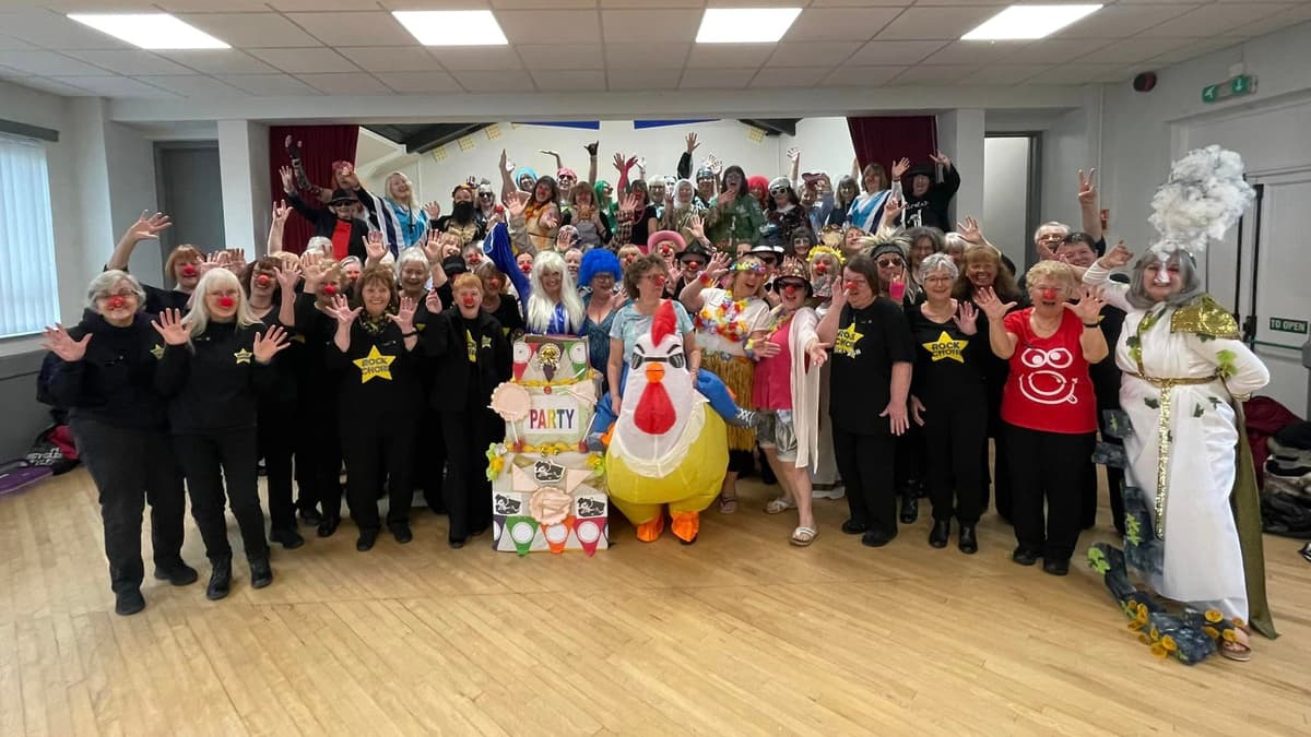 Local Rock Choir members contribute to 35k raised for Comic Relief ...