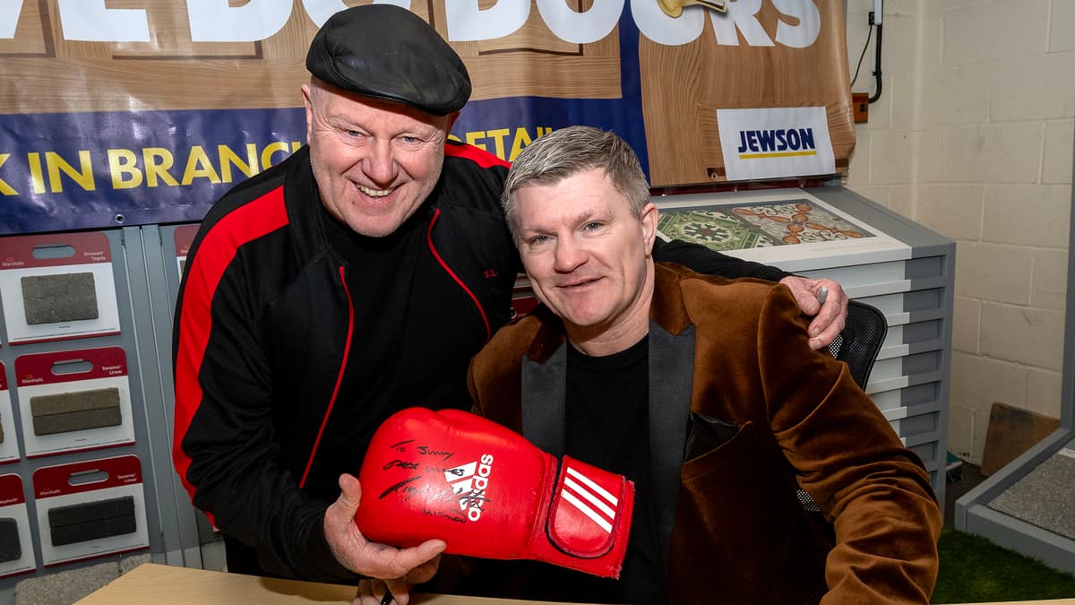 Former boxing champion Ricky Hatton proves a hit at outlet in St ...