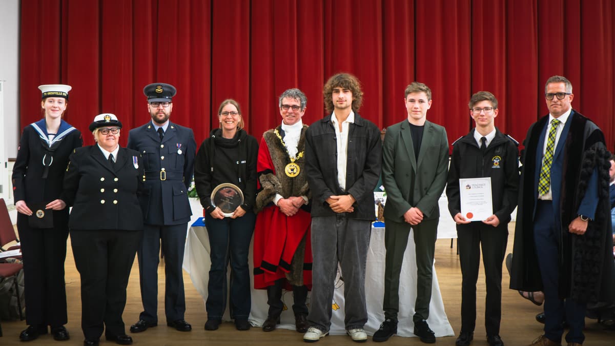 Community champions and services celebrated at Penzance ceremony ...