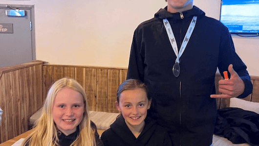 Welcome home party for Newquay surfers who represented England on the ...