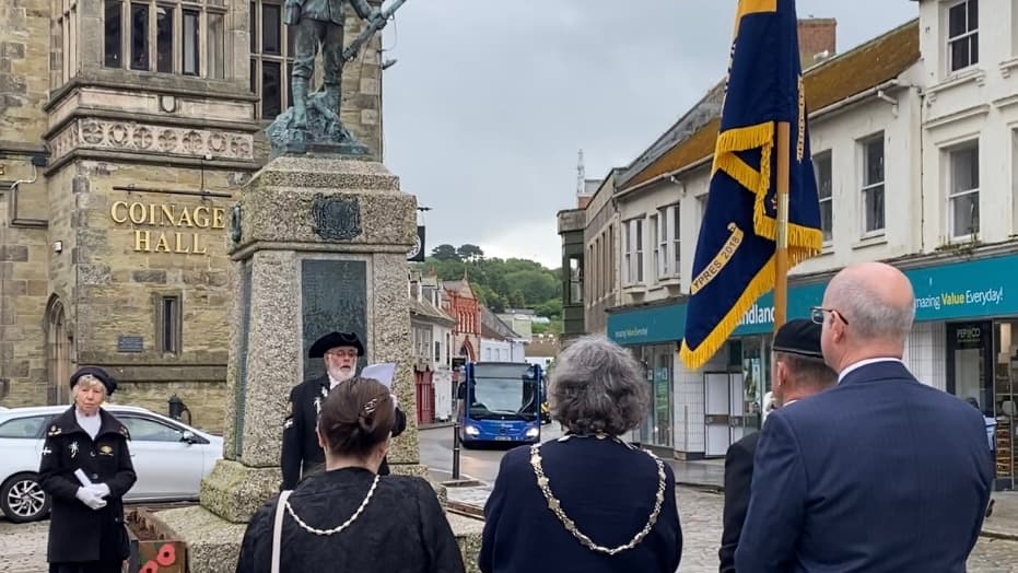 Town crier's proclamation of the 80th anniversary of D-Day ...
