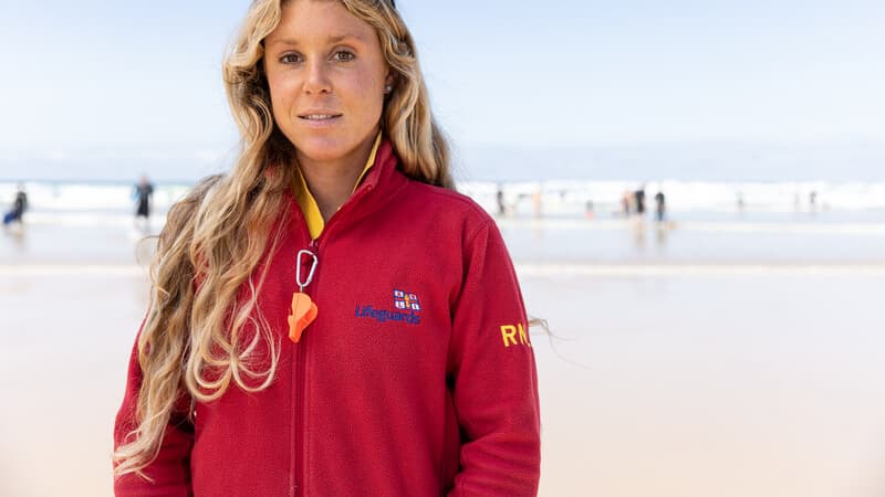Lifeguards jump in fully clothed to save bodyboarder at Mawgan Porth ...