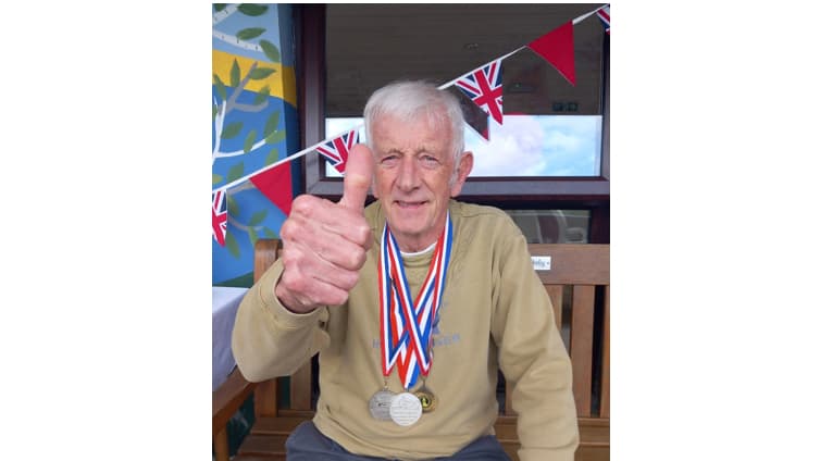 Former sportsman Keith gets the chance to win some new medals ...