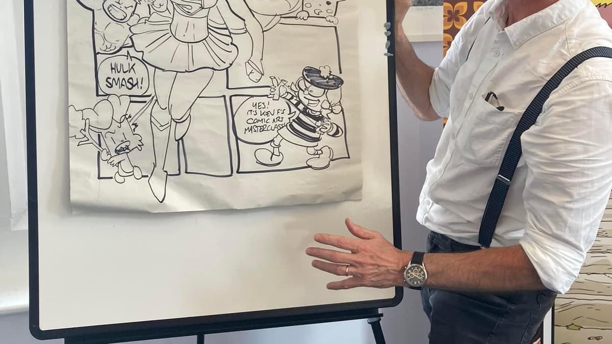 Comic artist returns to offering workshops in St Ives | voicenewspapers ...