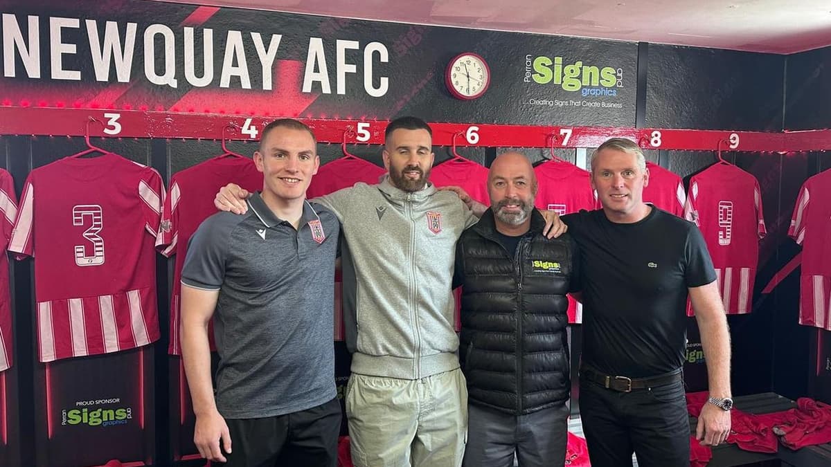 Football club receives a welcome change following sponsorship ...