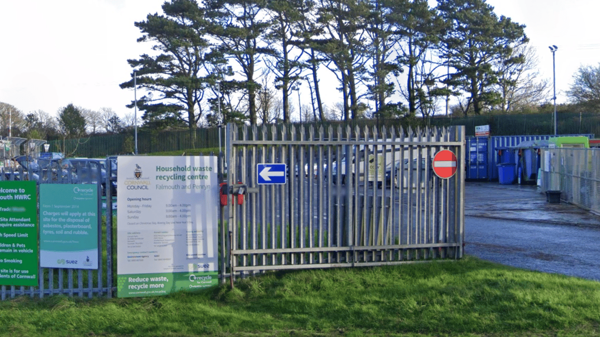 ‘Challenging’ fire still ablaze at recycling centre near Falmouth over a week on ...