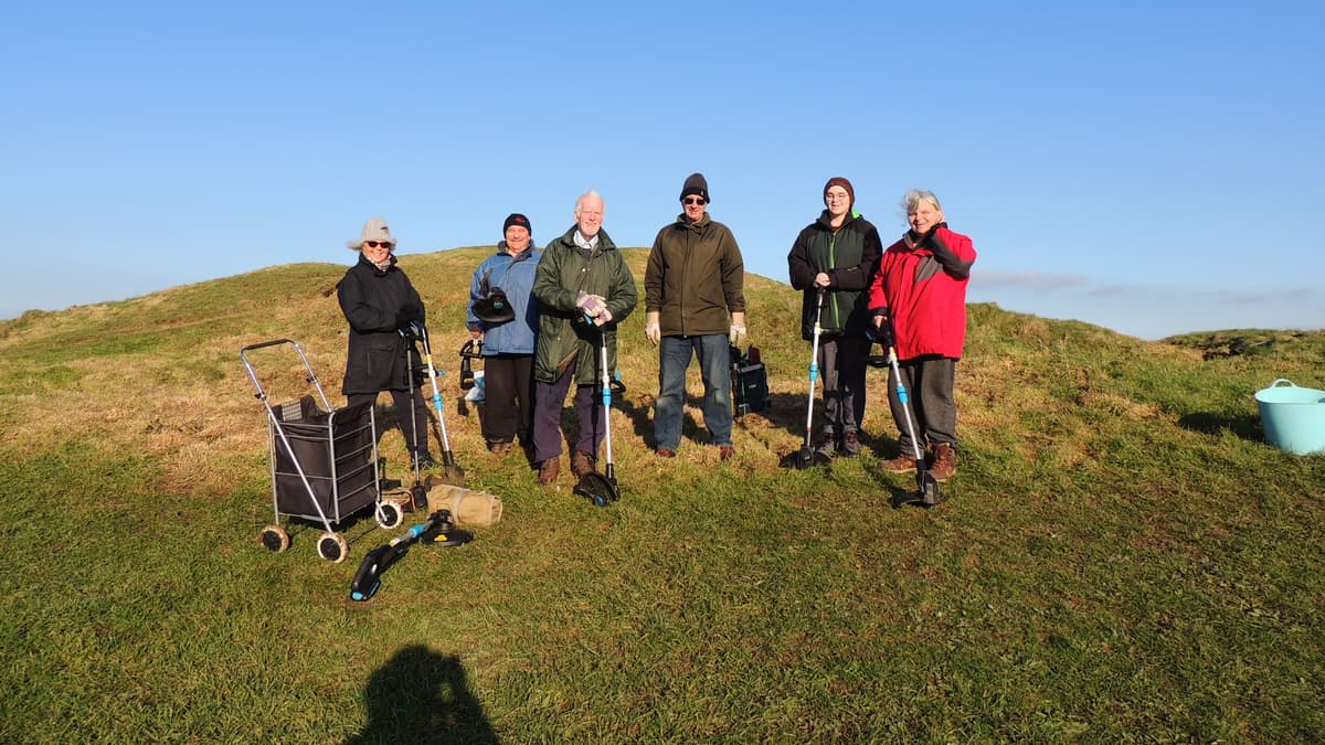 Scrub bashers helping protect ancient monuments | voicenewspapers.co.uk