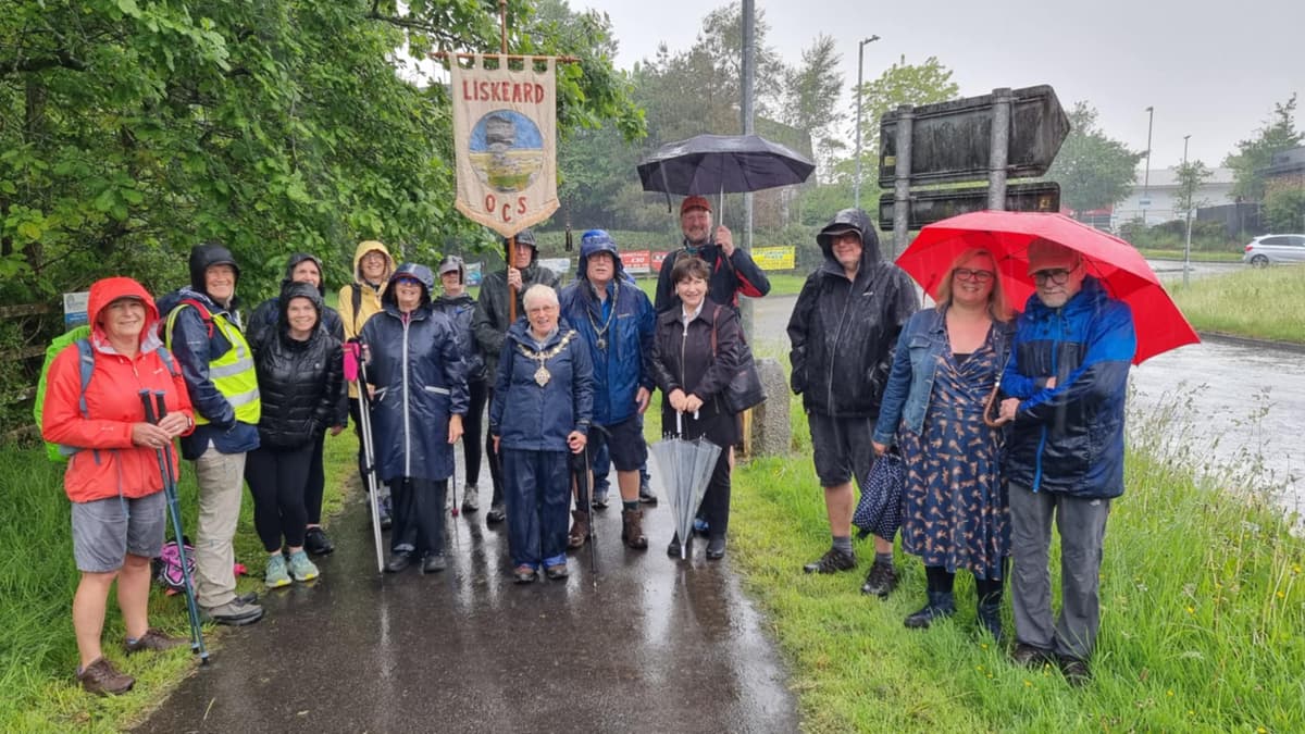 Hearty souls brave the rain for Beating of the Bounds event ...