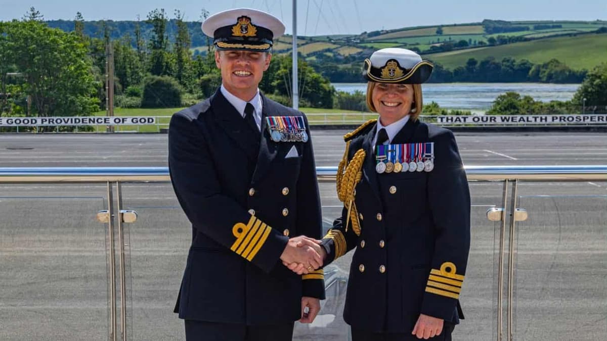 Cornish-born Captain takes command at HMS Raleigh | voicenewspapers.co.uk