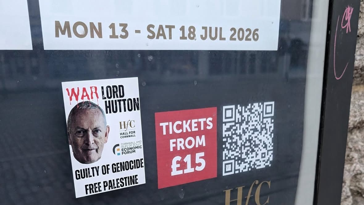 Pressure on Cornwall Council to oust Lord Hutton over Israel ties ...