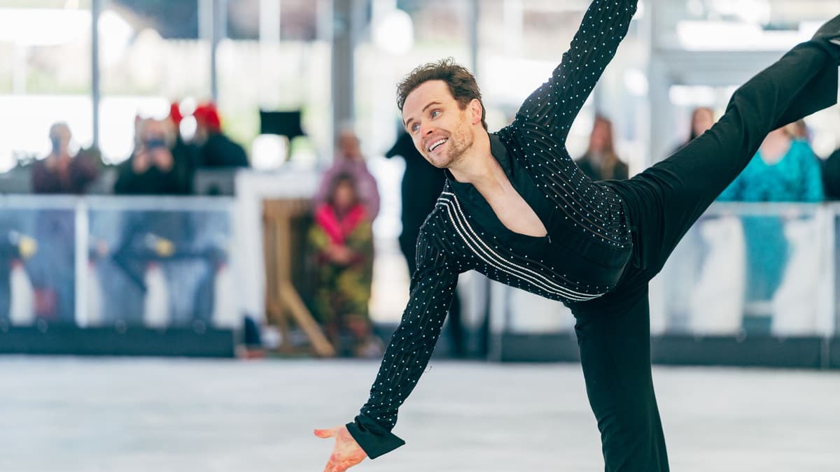 Ice skating star officially launches Cornwall’s first beachside ice ...