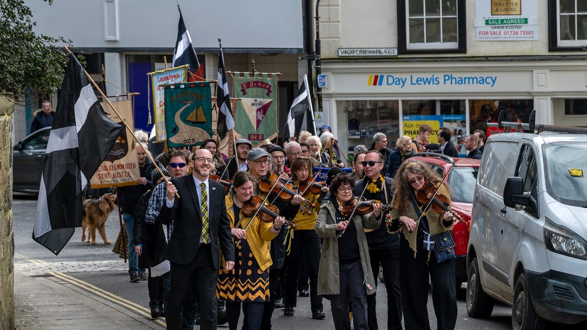 St Austell celebrate all things Cornwall at St Piran's Day event ...